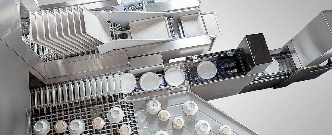 Conveyor Dishwasher: HOBART Fully Automatic Washing System - HOBART ...
